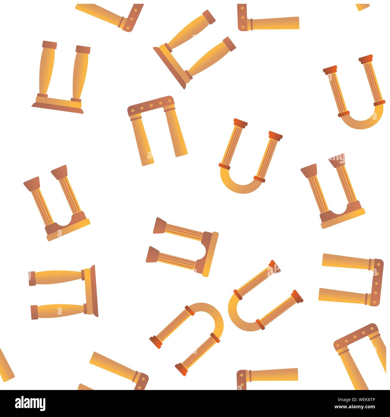 Classic Arch Vector Seamless Pattern Stock Vector Image & Art - Alamy