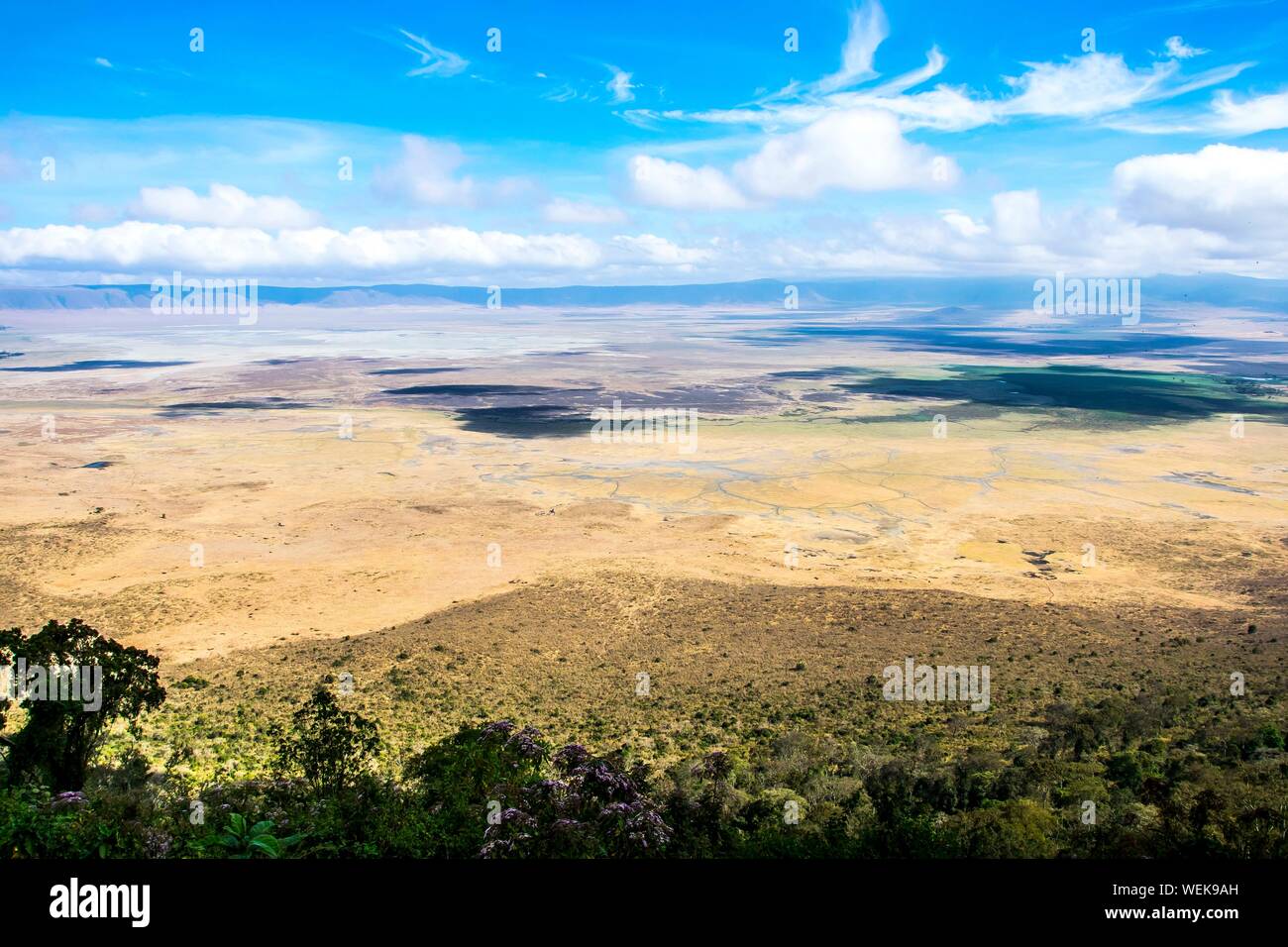 Ngorongoro crater aerial hi-res stock photography and images - Alamy