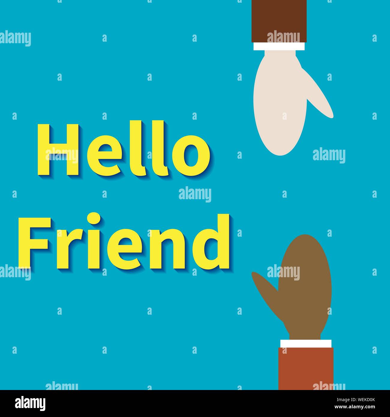 Brotherhood cooperation Stock Vector Images - Alamy