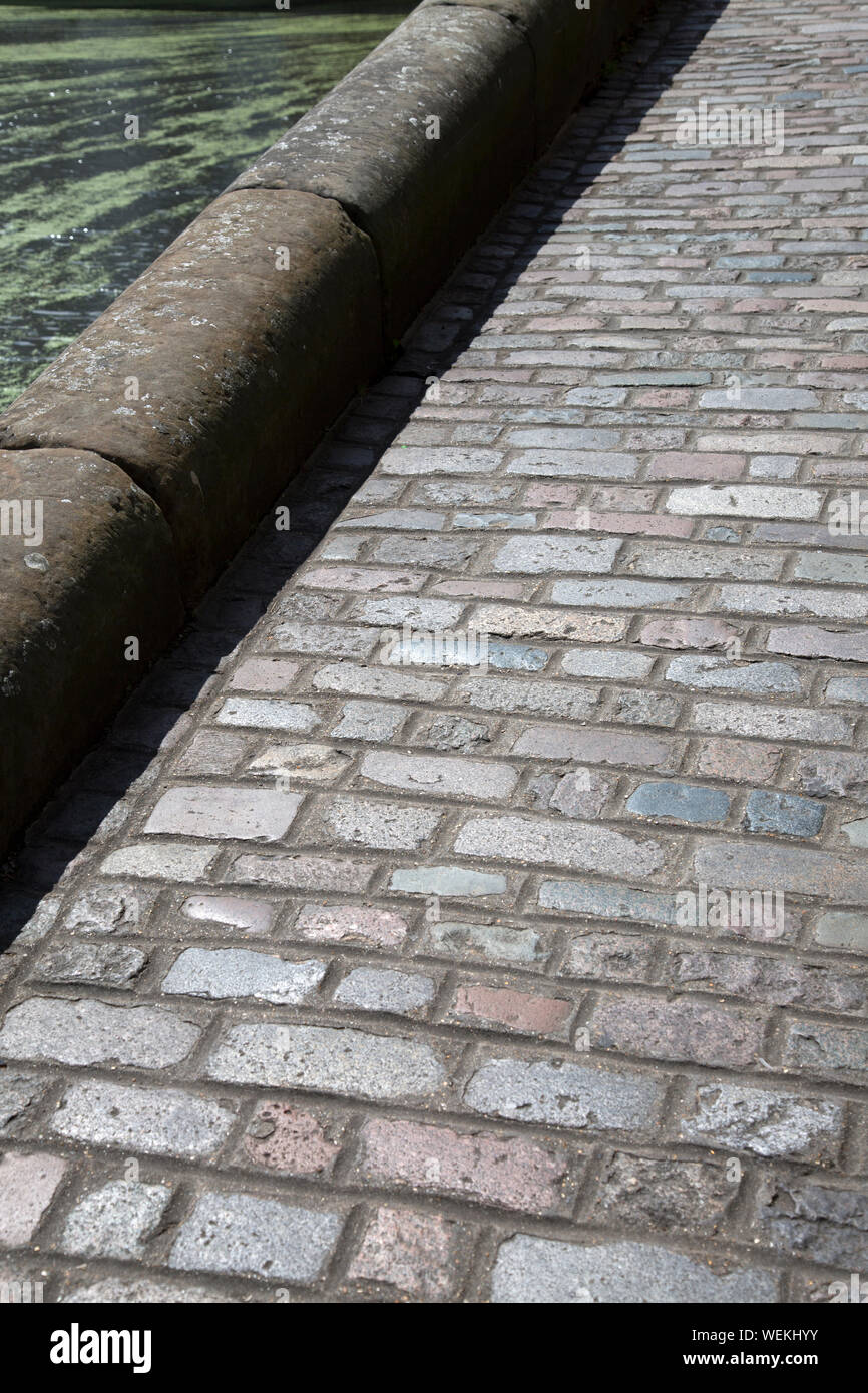 Cobblestone and Canal, Camden Lock; London; England; UK Stock Photo - Alamy