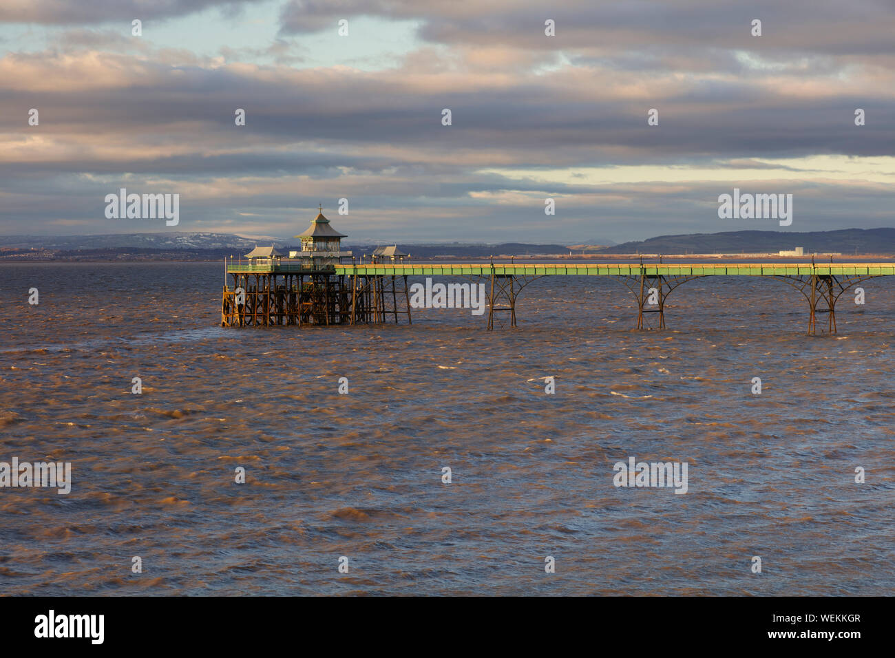 The victorian pier at Clevedon - described by Sir John Betjeman as the ...
