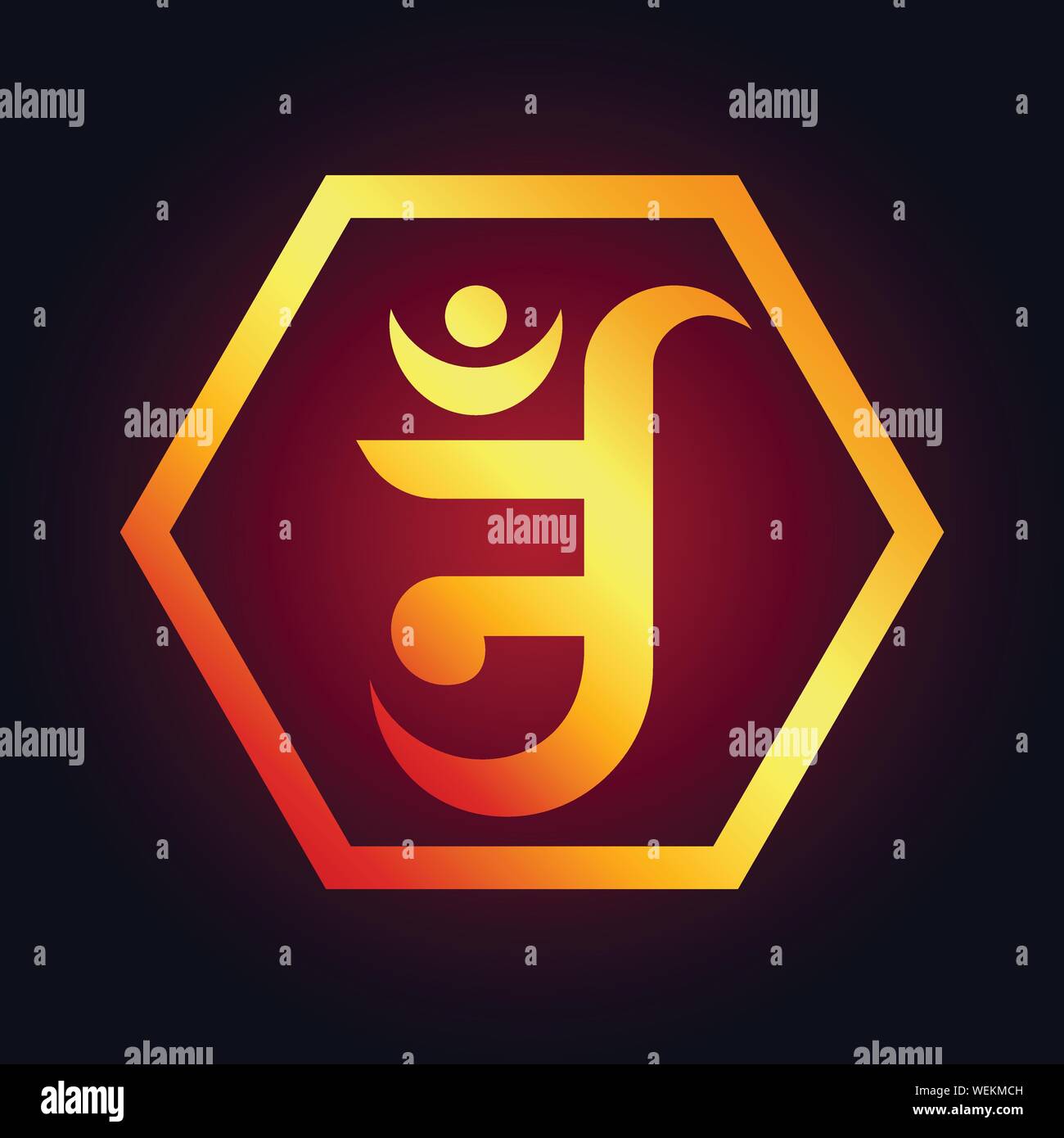Sanskrit syllable Stock Vector Images - Alamy
