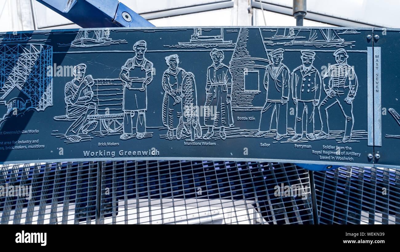 Up at the o2 Roof, Greenwich, London Stock Photo - Alamy