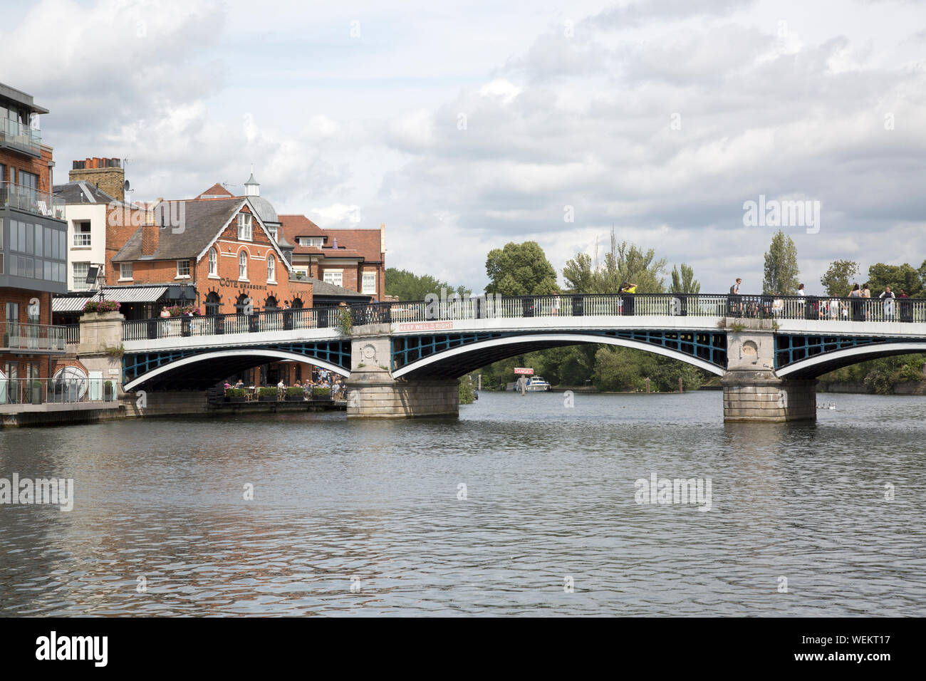 River Thames at Windsor and Eton Bridge; London; England; UK Stock ...