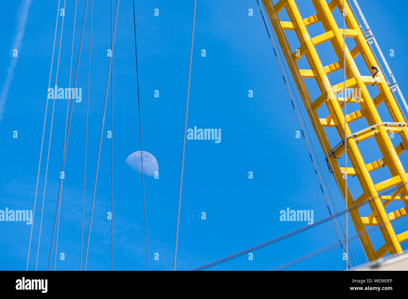 Up at the o2 Roof, Greenwich, London Stock Photo - Alamy