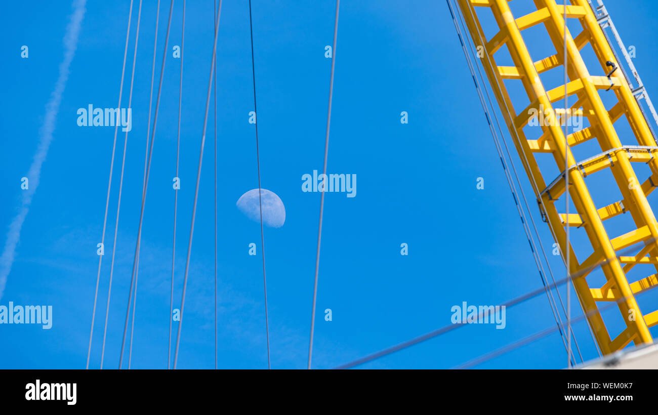 Up at the o2 Roof, Greenwich, London Stock Photo - Alamy