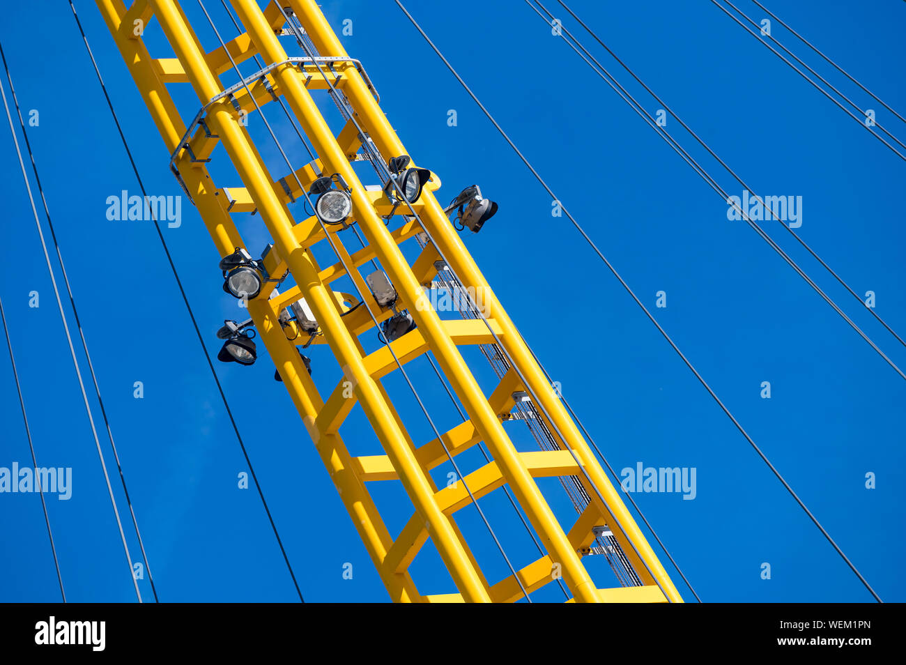 Up at the o2 Roof, Greenwich, London Stock Photo - Alamy