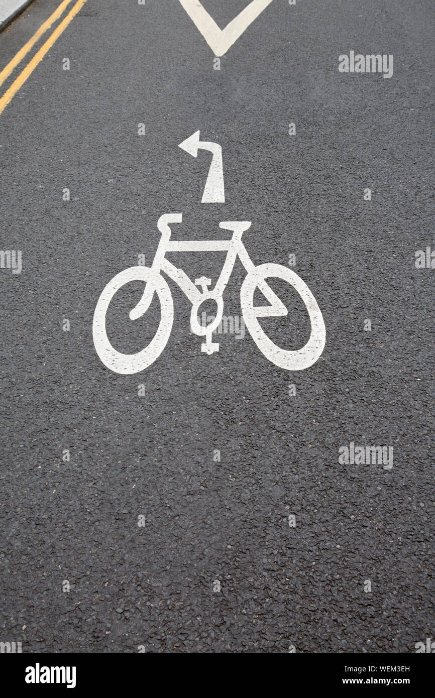 London Cycle Symbol, Chelsea, England, UK Stock Photo - Alamy