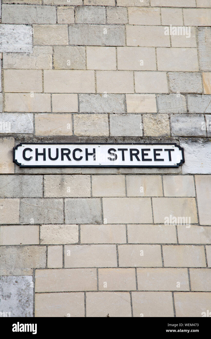 Church Street Sign, Windsor, England, UK Stock Photo - Alamy