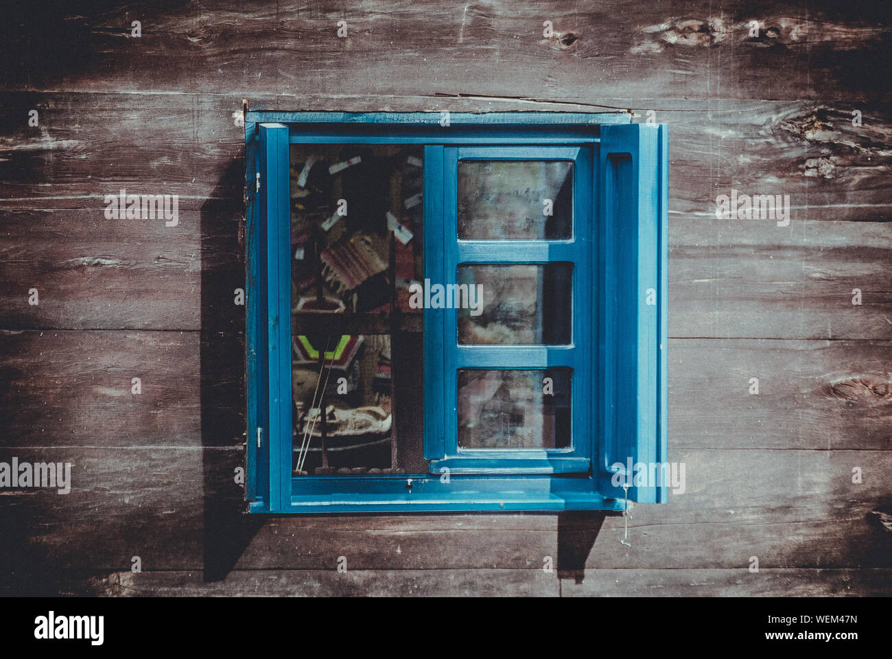 Open blue window hi-res stock photography and images - Alamy