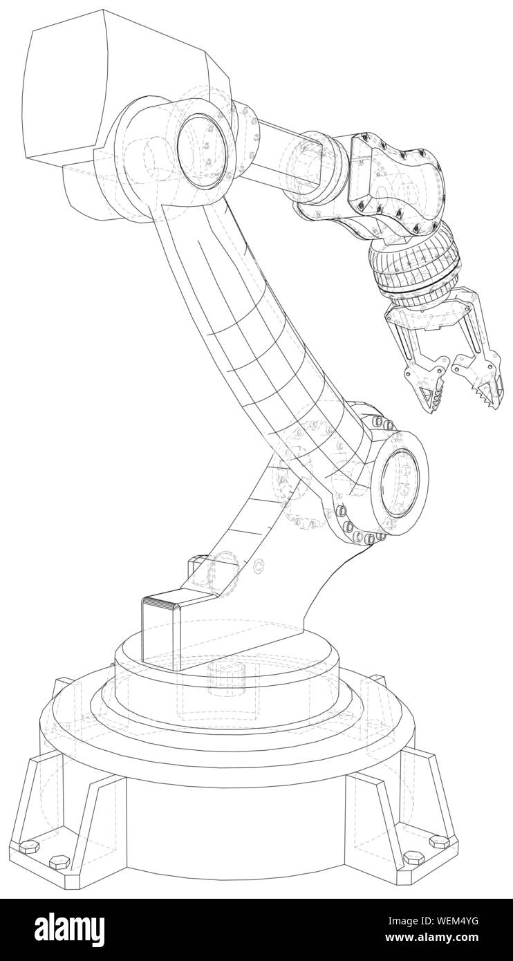 Robotic arm Black and White Stock Photos & Images - Alamy