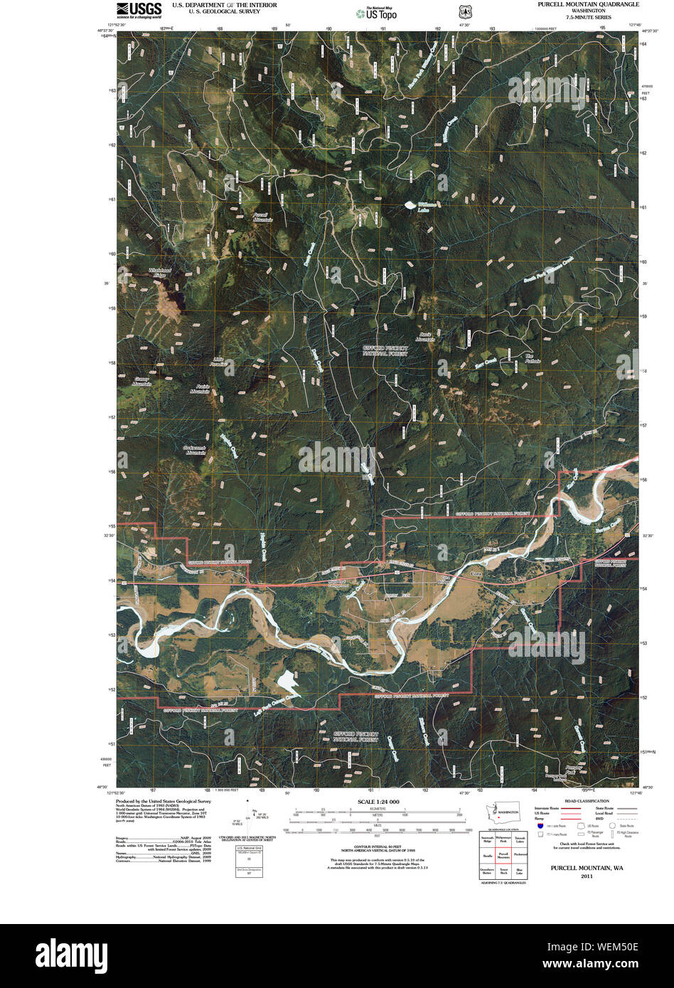 Map of purcell hi-res stock photography and images - Alamy