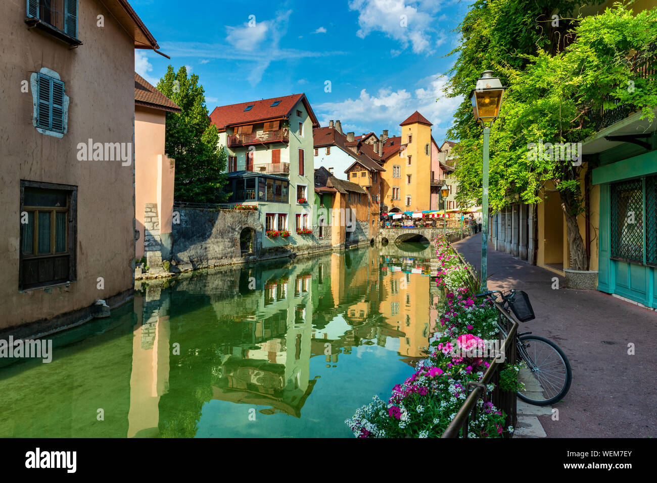 Small french town hi-res stock photography and images - Alamy