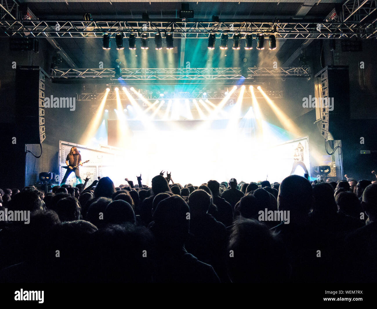 Concert photography during a gig, this is the point of view of the ...