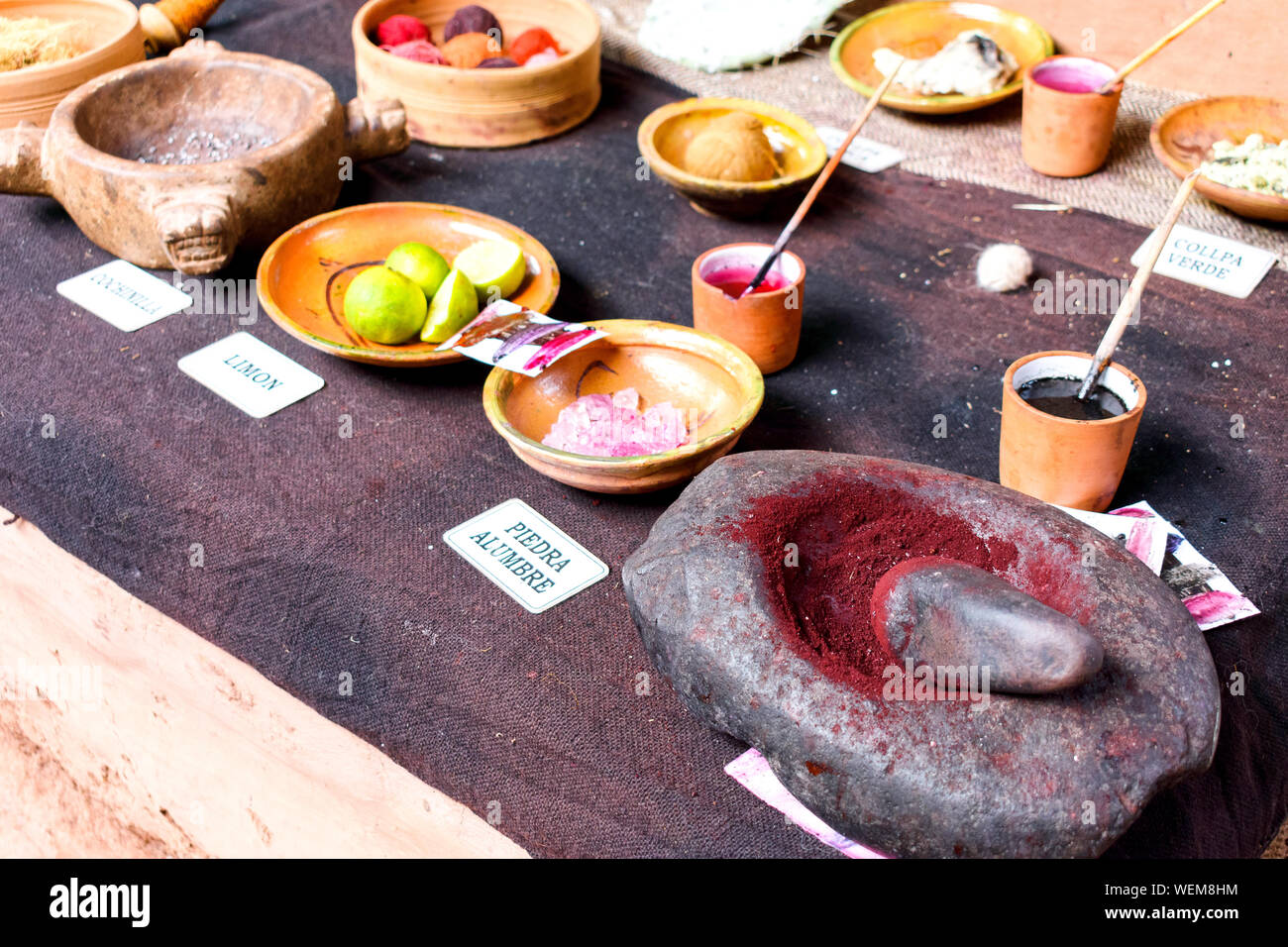 Obtain colors inca Stock Photo - Alamy