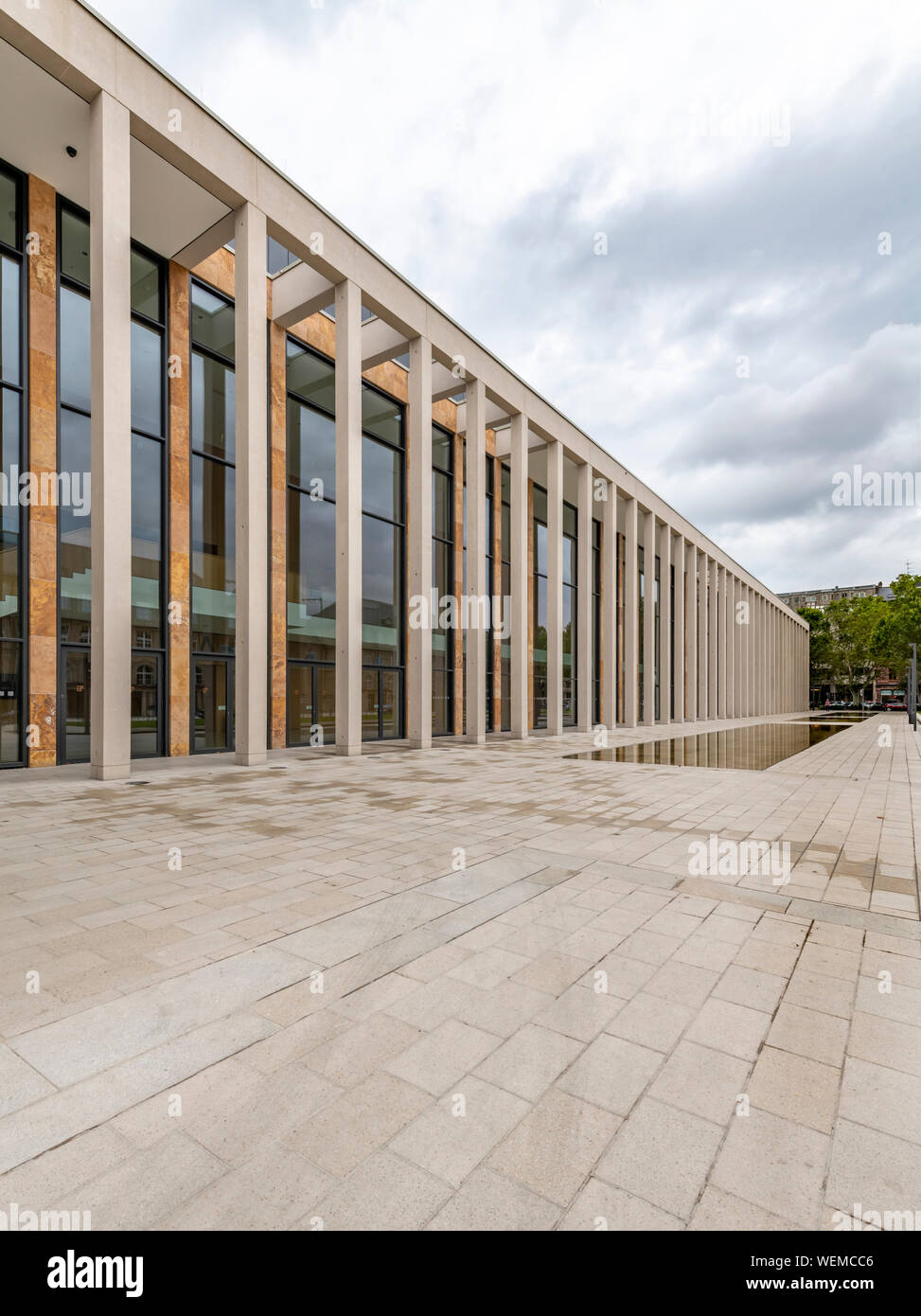 The RheinMain CongressCenter is a convention centre in Wiesbaden, Germany which opened in April ...