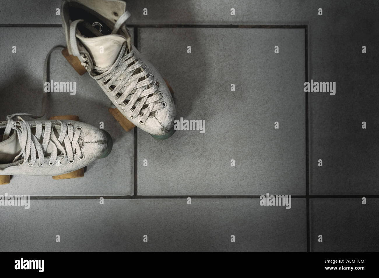 Roller skates floor hi-res stock photography and images - Alamy