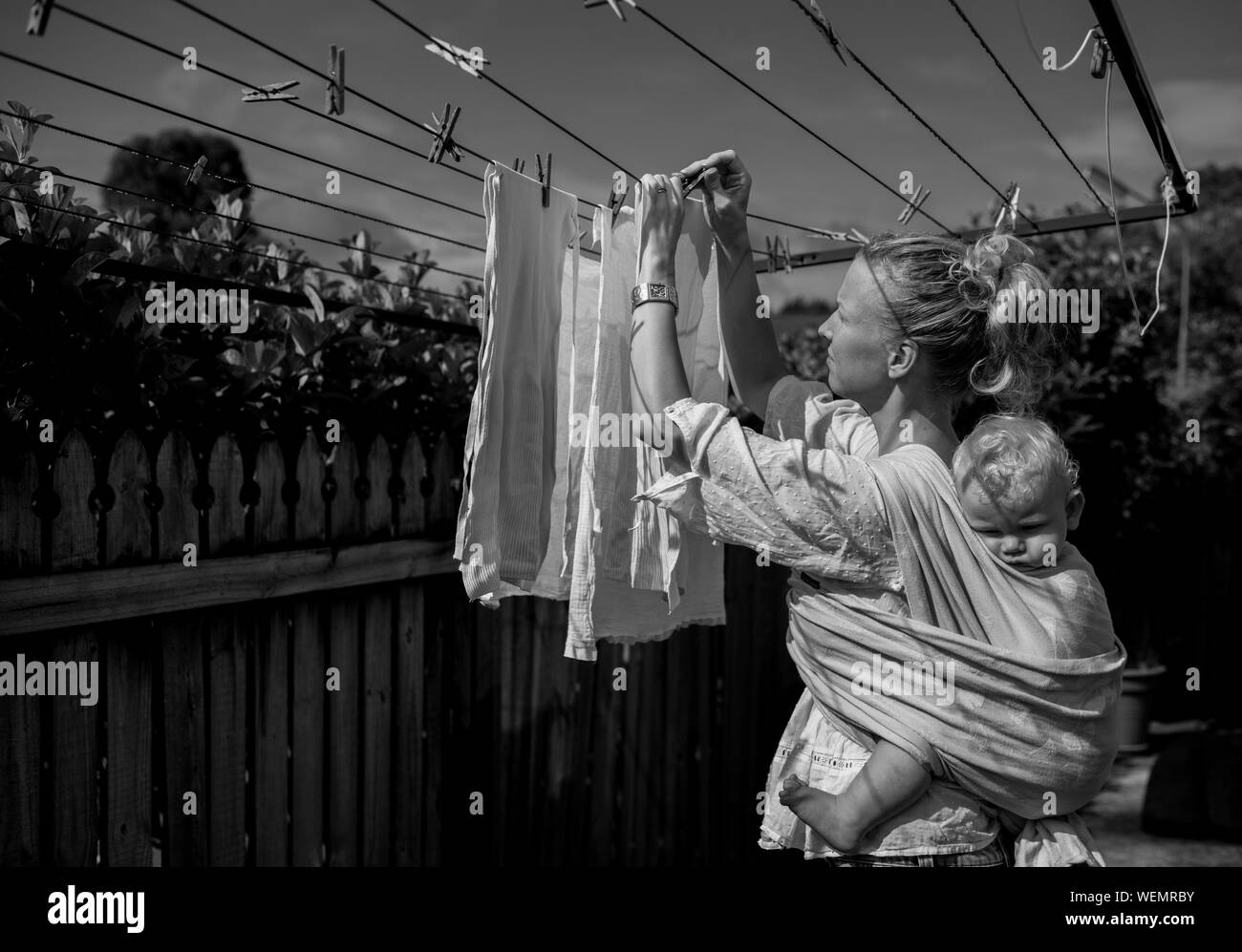 Laundry day stay hi-res stock photography and images - Alamy
