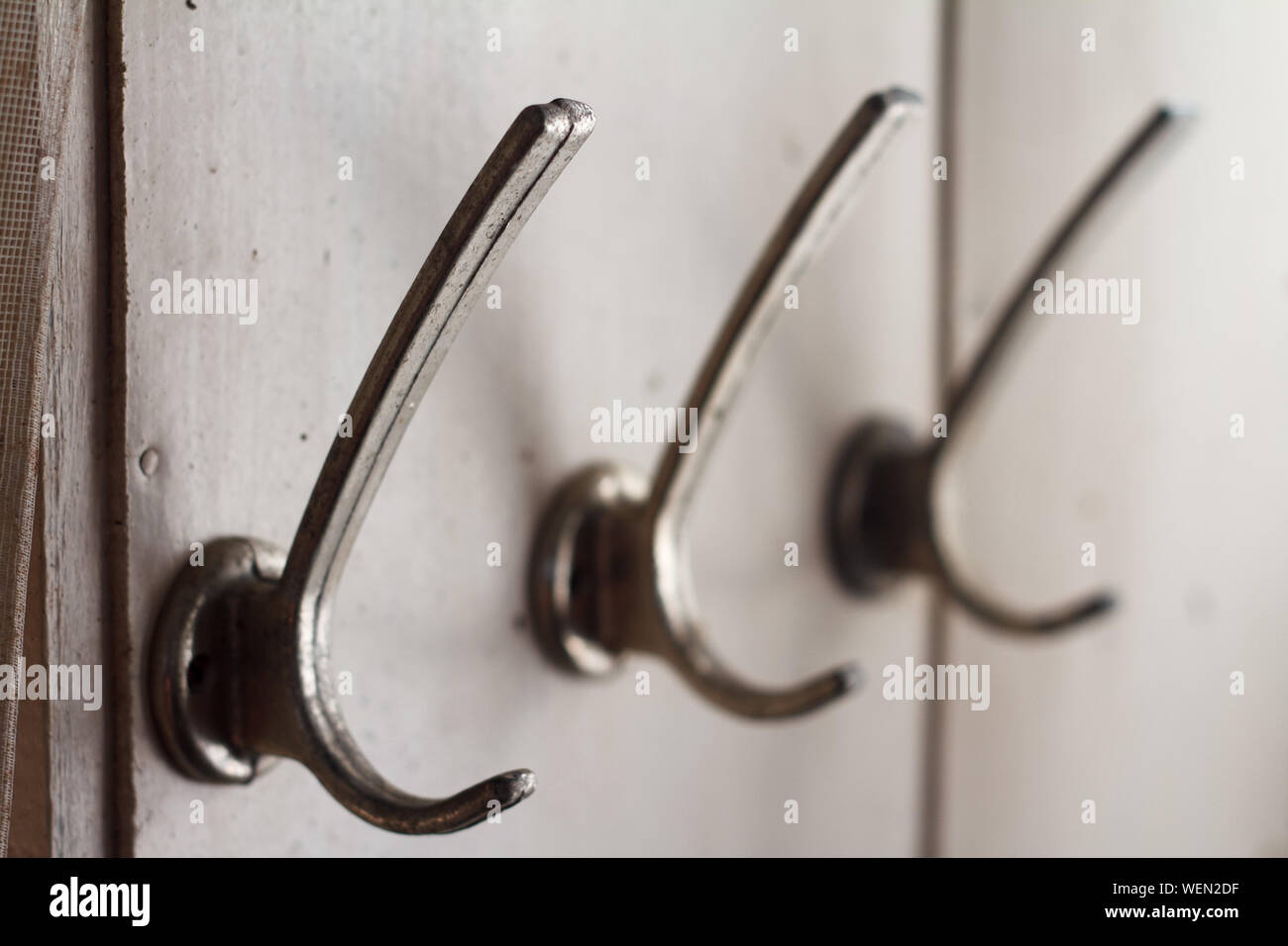Antique coat hooks hi-res stock photography and images - Alamy