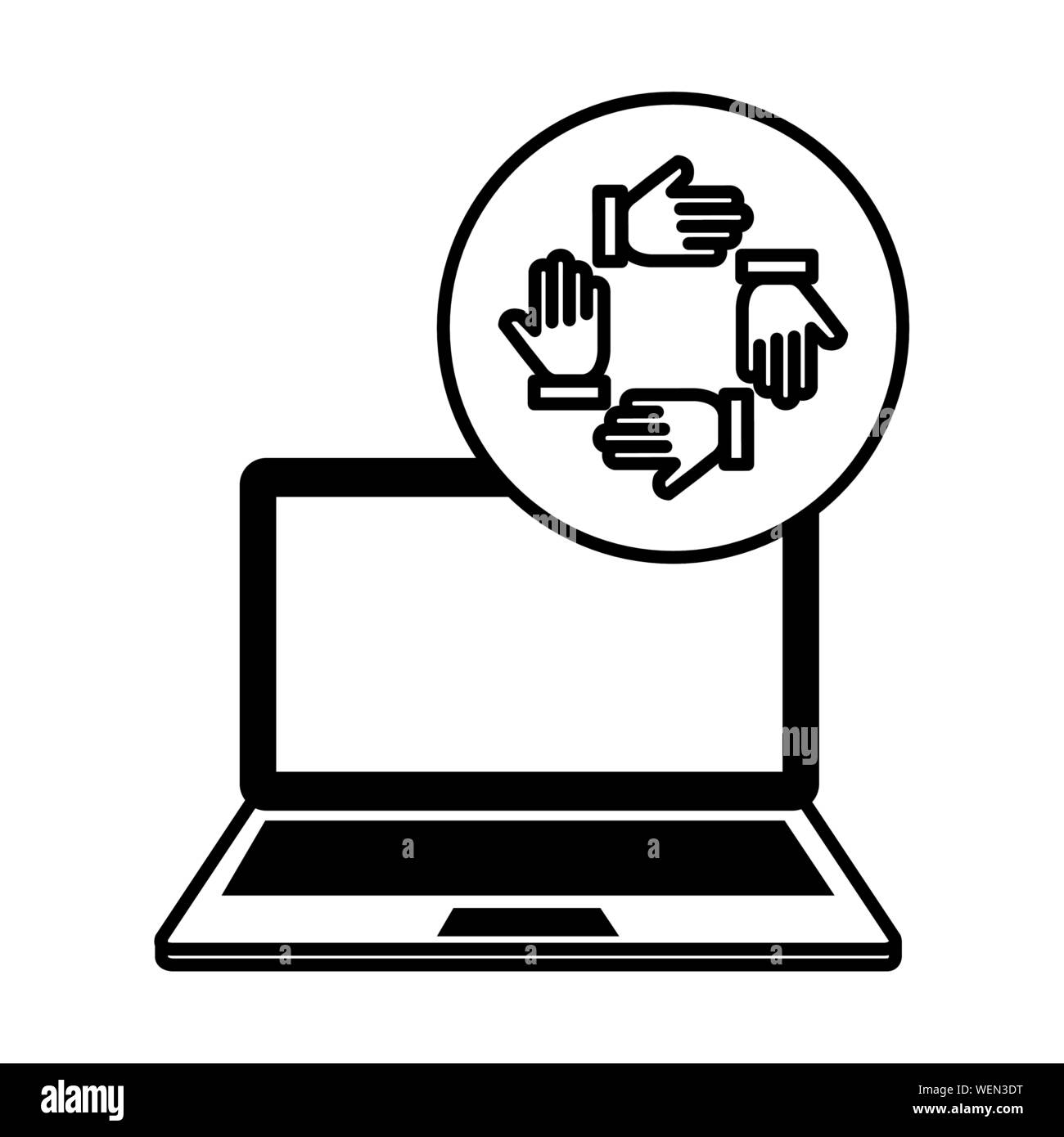 Pc users Stock Vector Images - Alamy