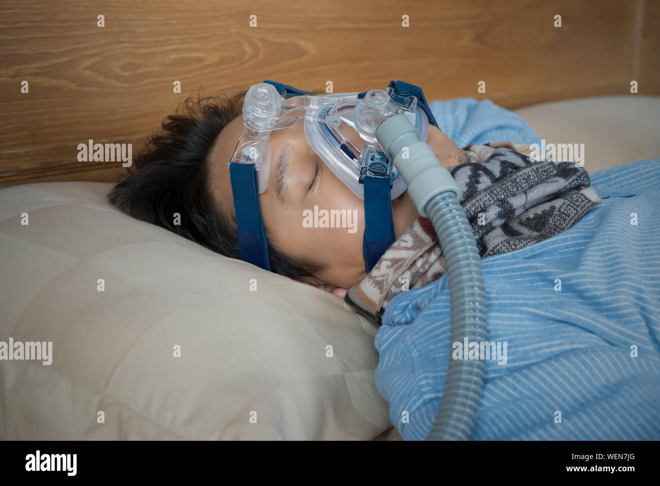 Sleeping Mask, Man High Resolution Stock Photography and Images - Alamy