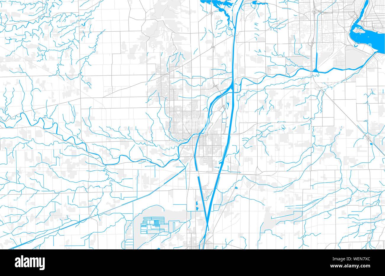 Map of welland hi-res stock photography and images - Alamy