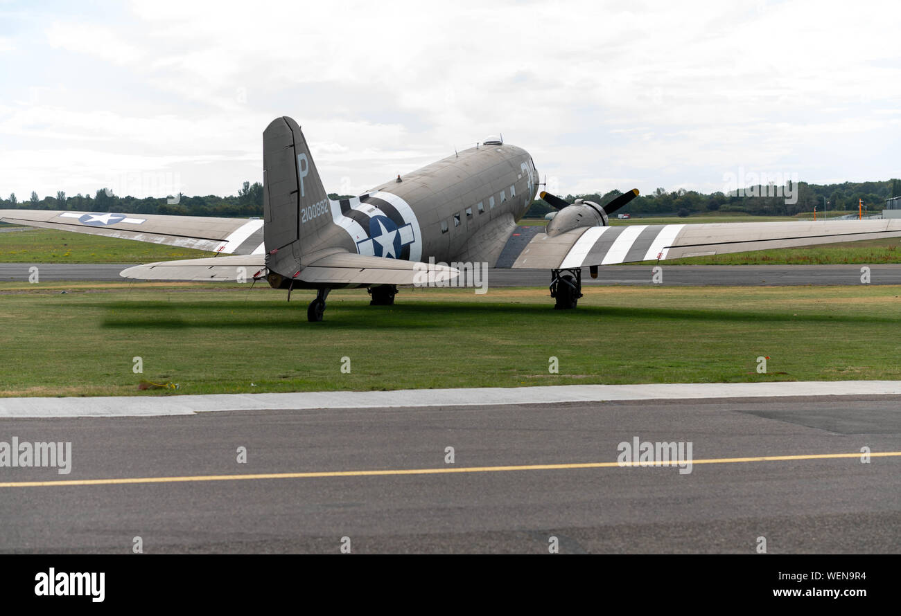 Douglas C47A-DC3 Dakota N473DC/2100882/3X at North Weald Airfield Stock ...