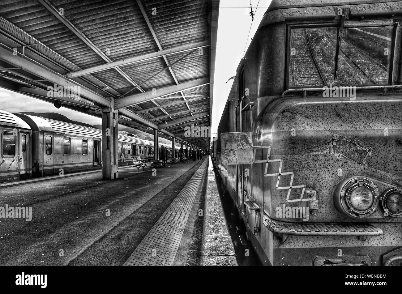 Old railroad Black and White Stock Photos & Images - Alamy