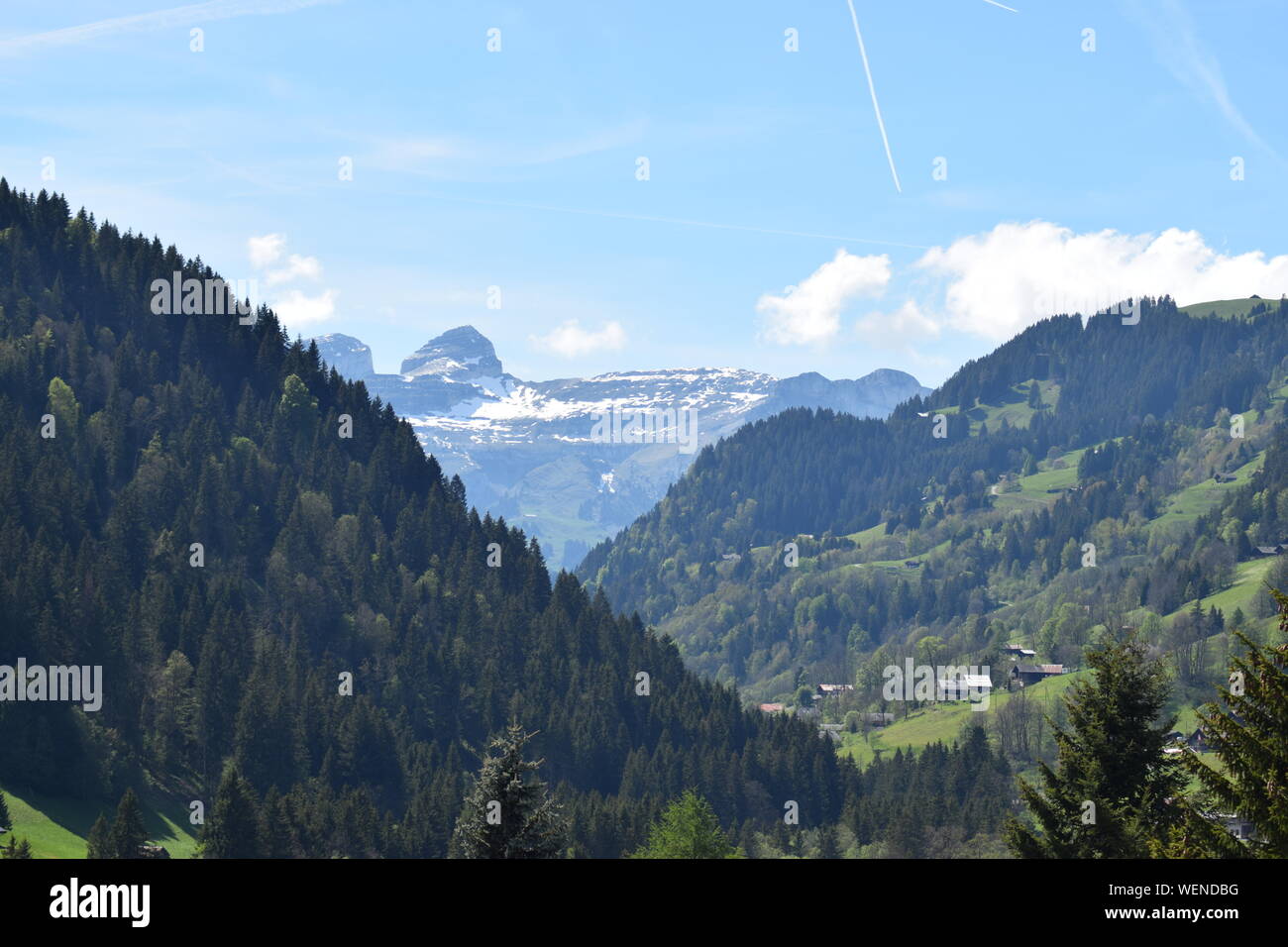 Les Diablerets is a Village in Switzerland Stock Photo - Alamy