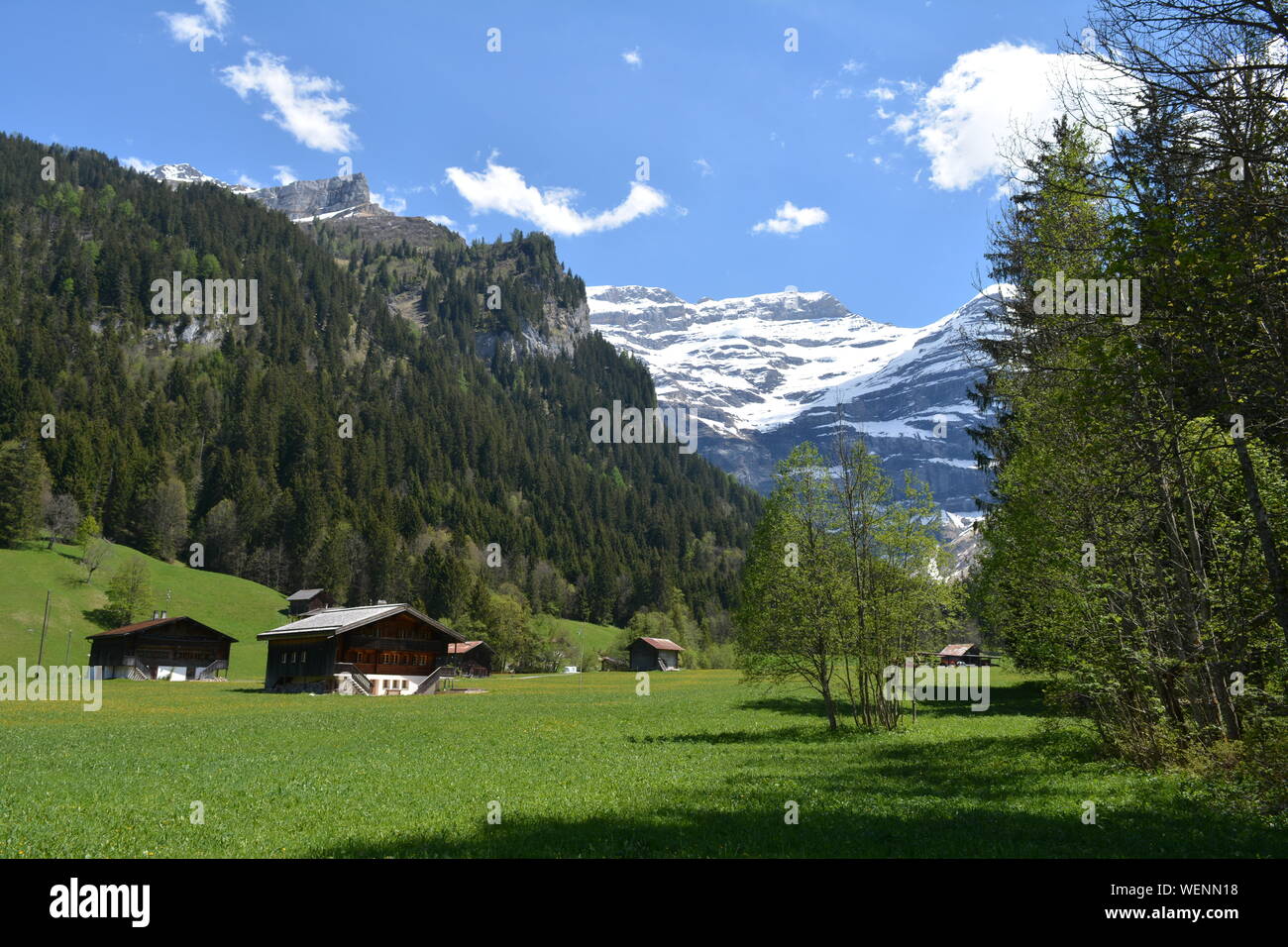 Les Diablerets is a Village in Switzerland Stock Photo - Alamy