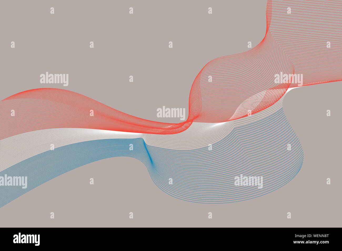 Abstract lines vector background. Colours of Luxembourg flag. Eps10 ...