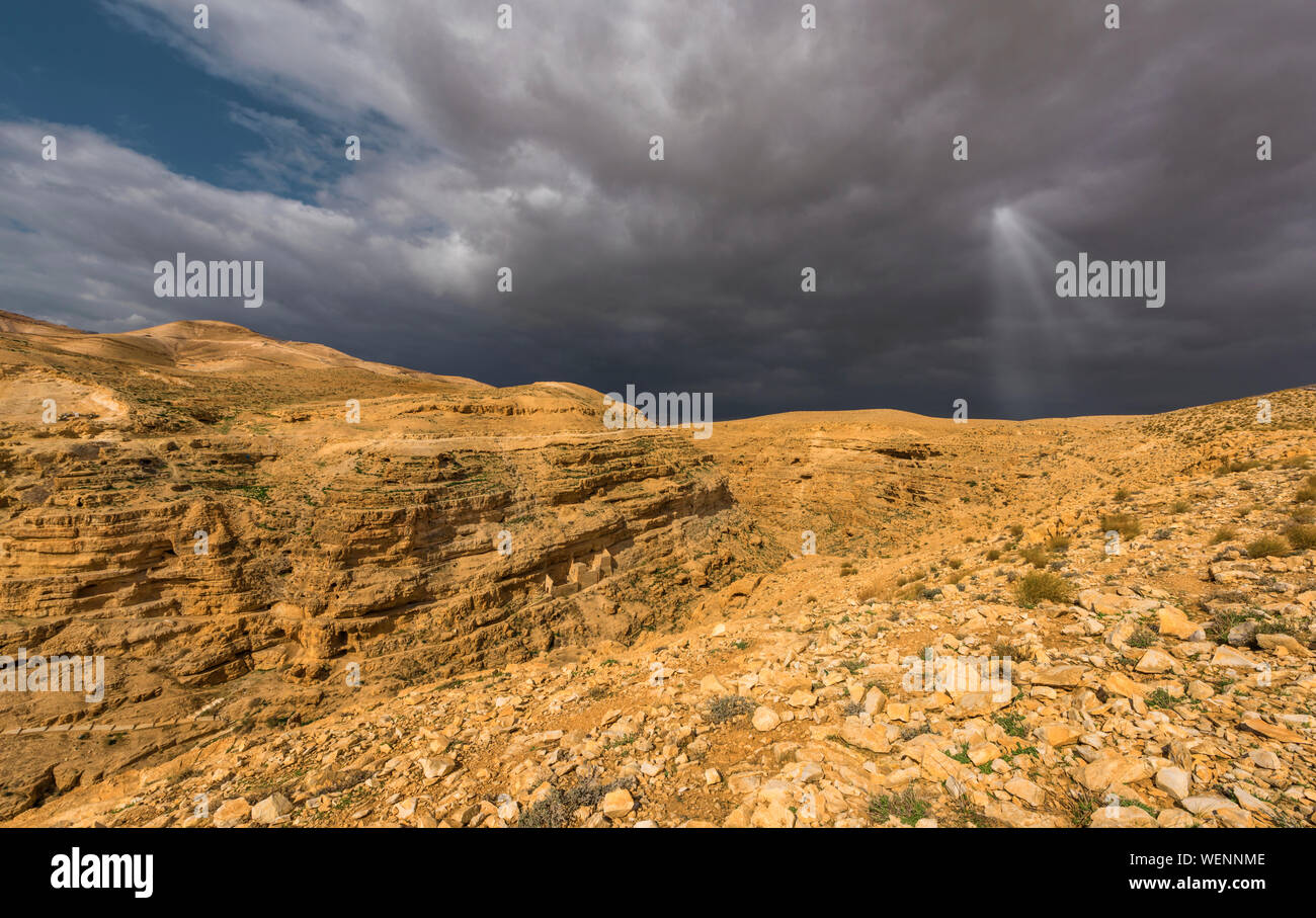 Picturesque view in Judean desert. Israel Stock Photo - Alamy