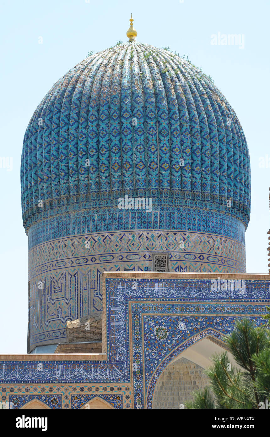 The Gur-e Amir complex in Samarkand (Uzbekistan), less well-known than ...