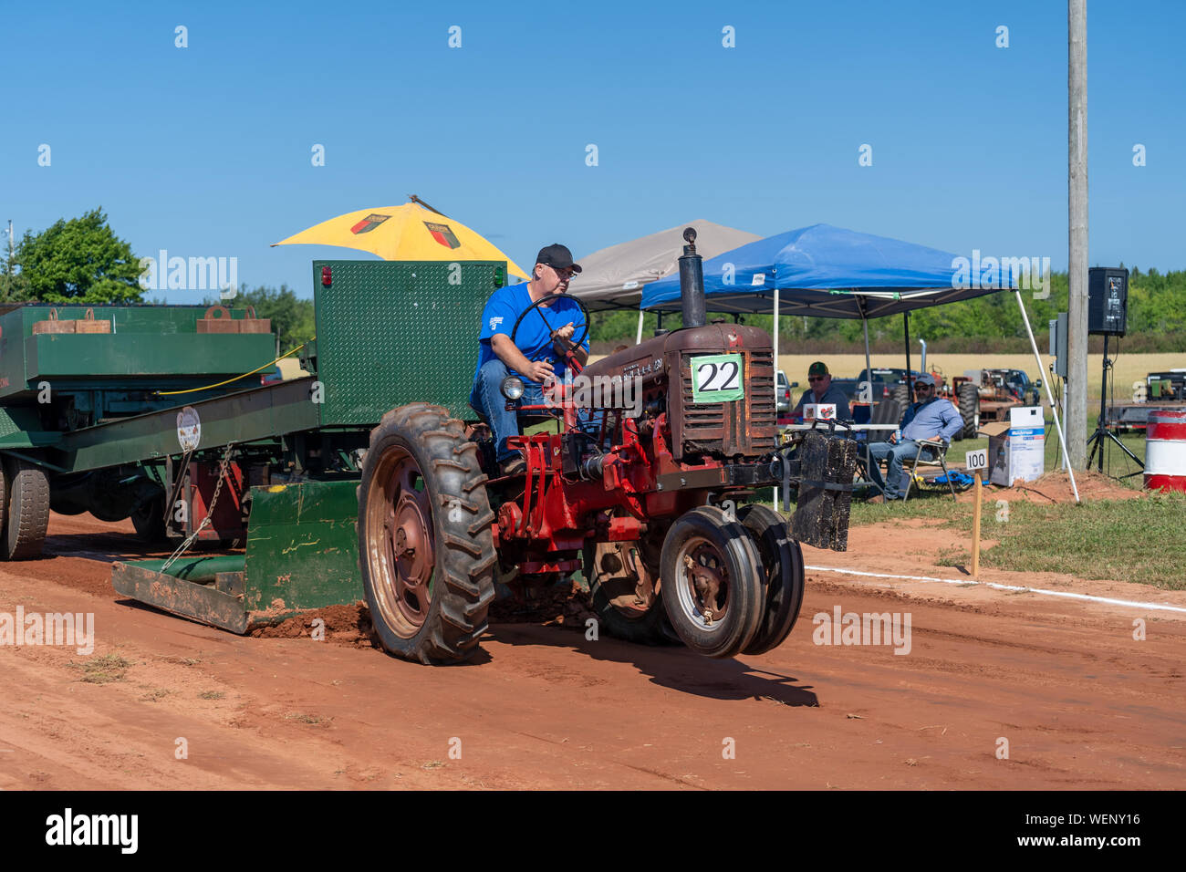 Dundas, Prince Edward Island / Canada - August, 25, 2019: Competitors ...