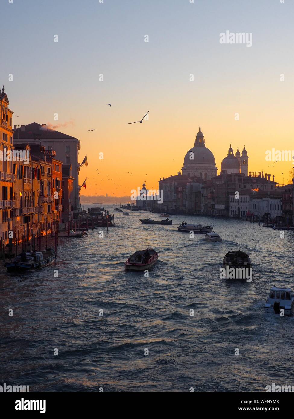 Venice skyline sunset hi-res stock photography and images - Alamy