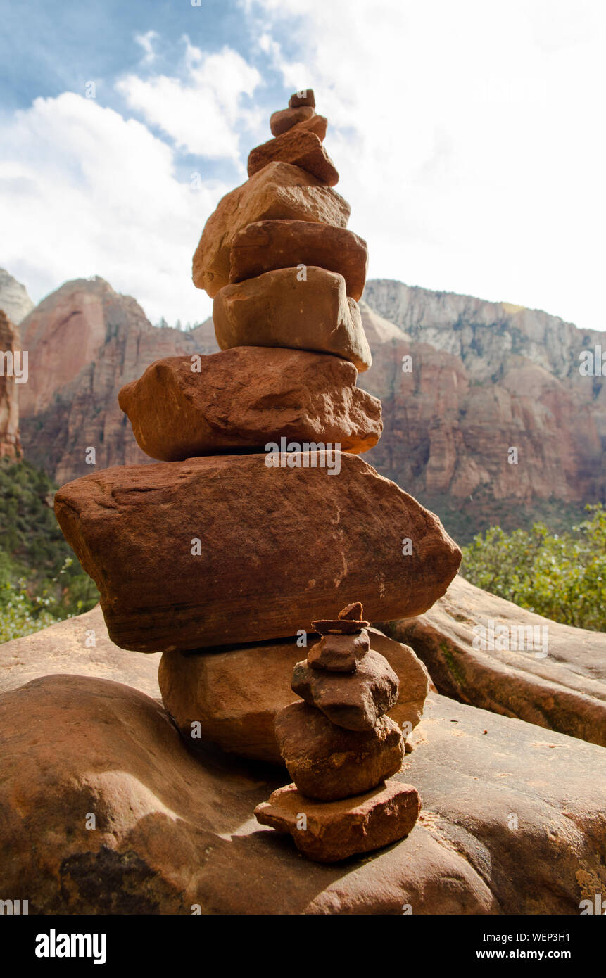 Stack Of Rock Stock Photo - Alamy