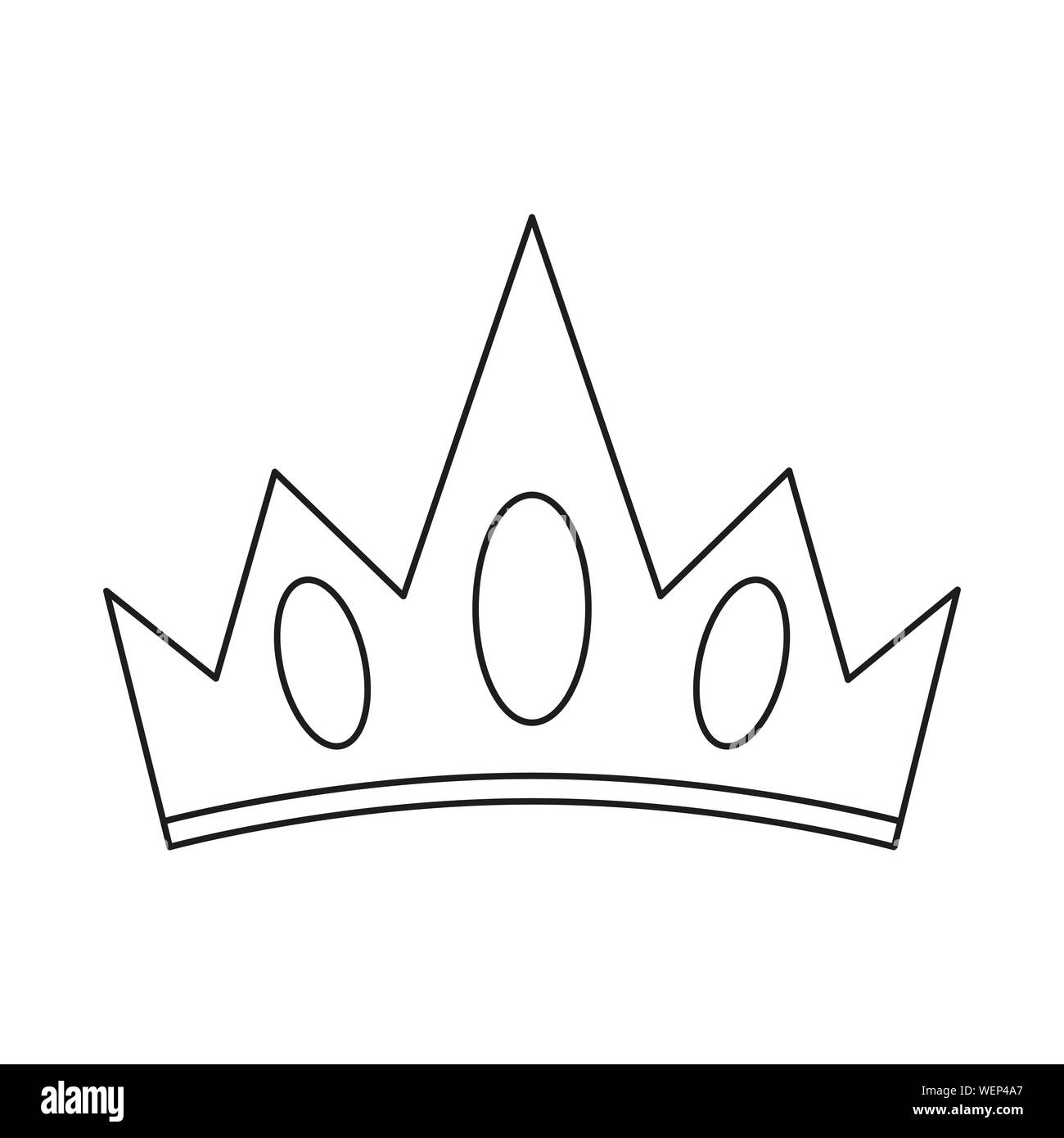 Tiara Clip Art Outline