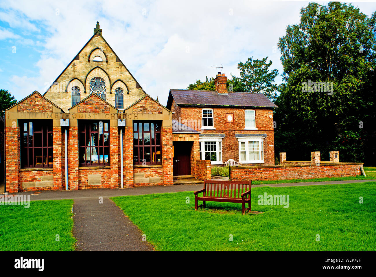 Methodist Church, Upper Poppleton, North Yorkshire, England Stock Photo ...