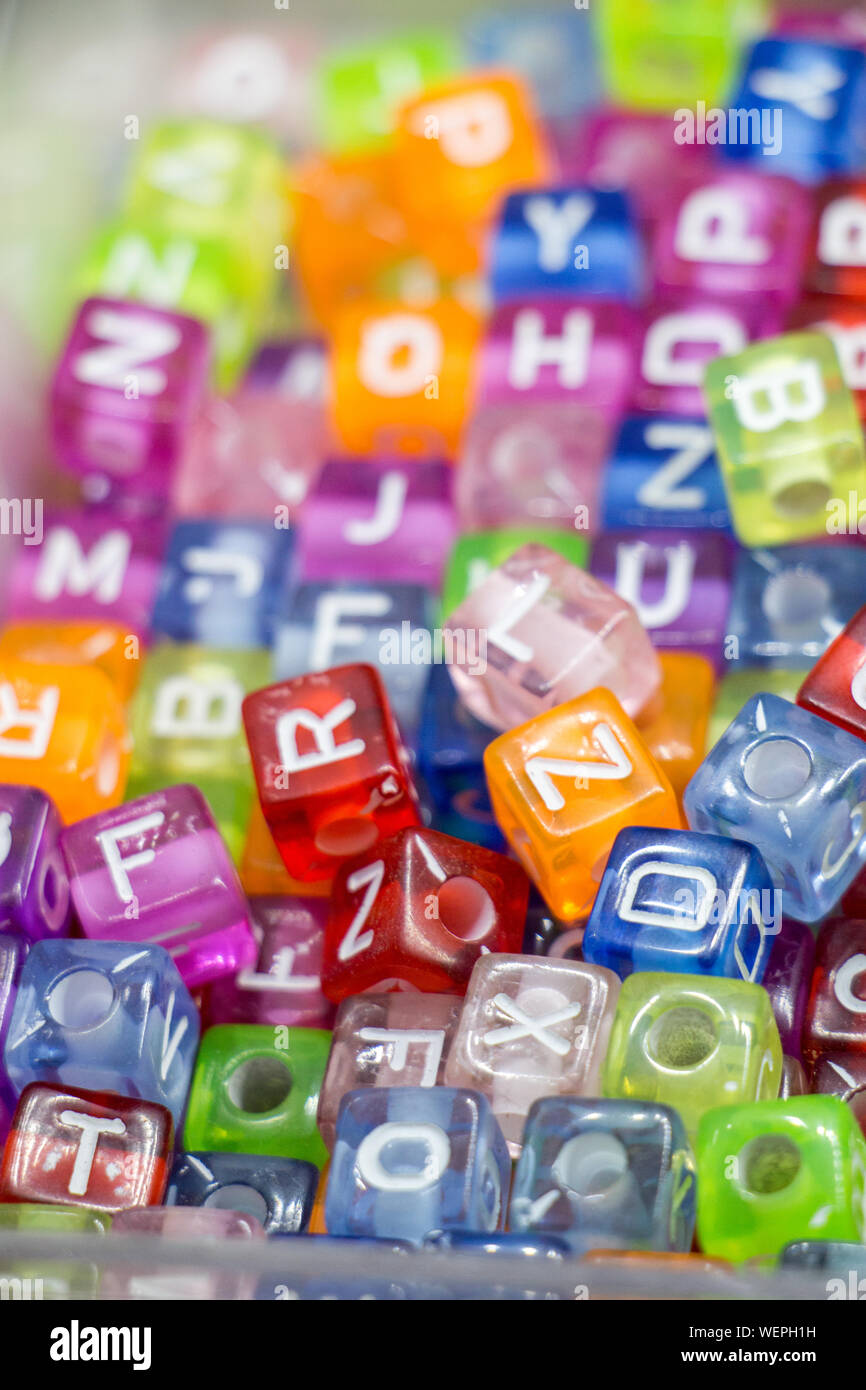 Plastic Alphabets High Resolution Stock Photography and Images - Alamy