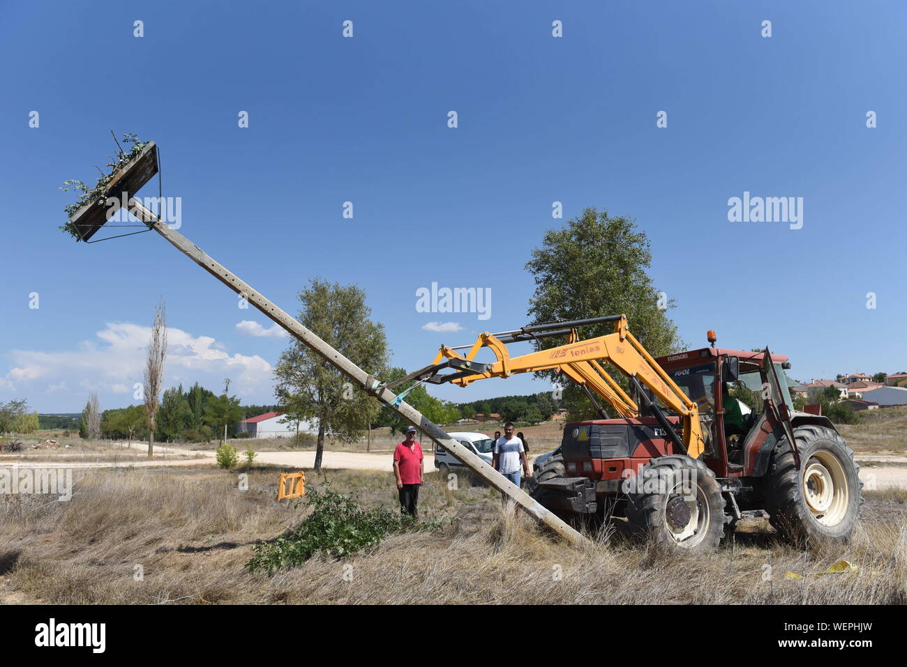 Artificial stork nest hi-res stock photography and images - Alamy