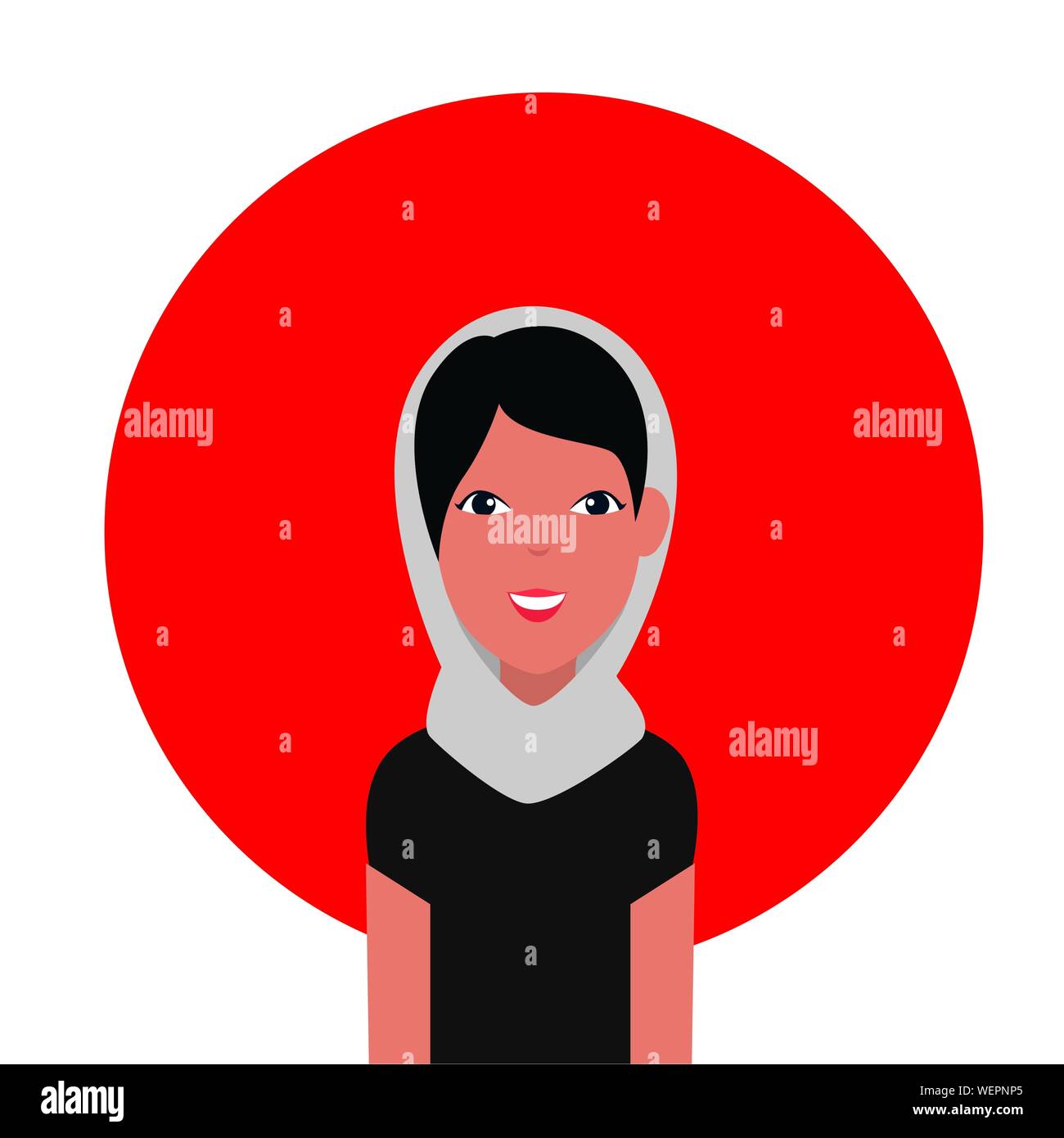 islamic woman with traditional burka Stock Vector Image & Art - Alamy