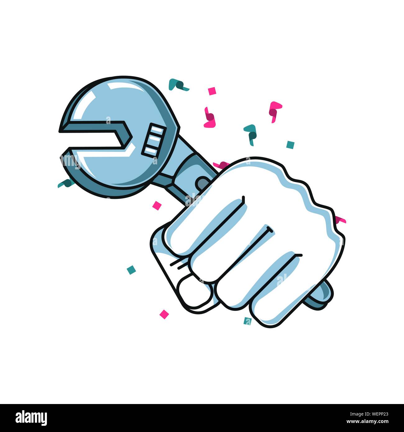 Key strike Stock Vector Images - Alamy