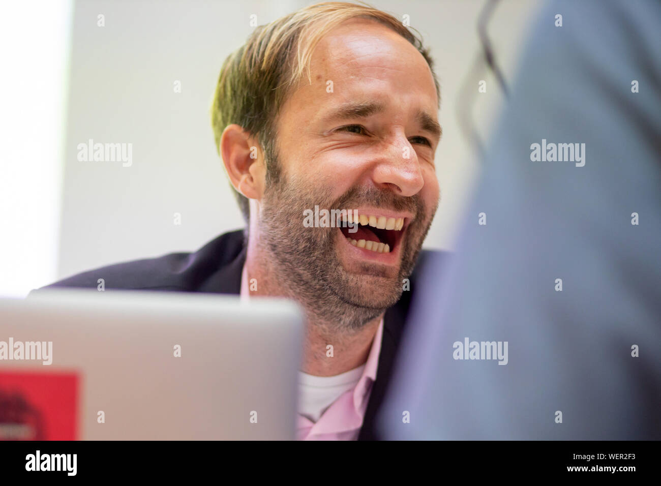 Weimar, Germany. 30th Aug, 2019. Philipp Ruch, founder of the Center ...
