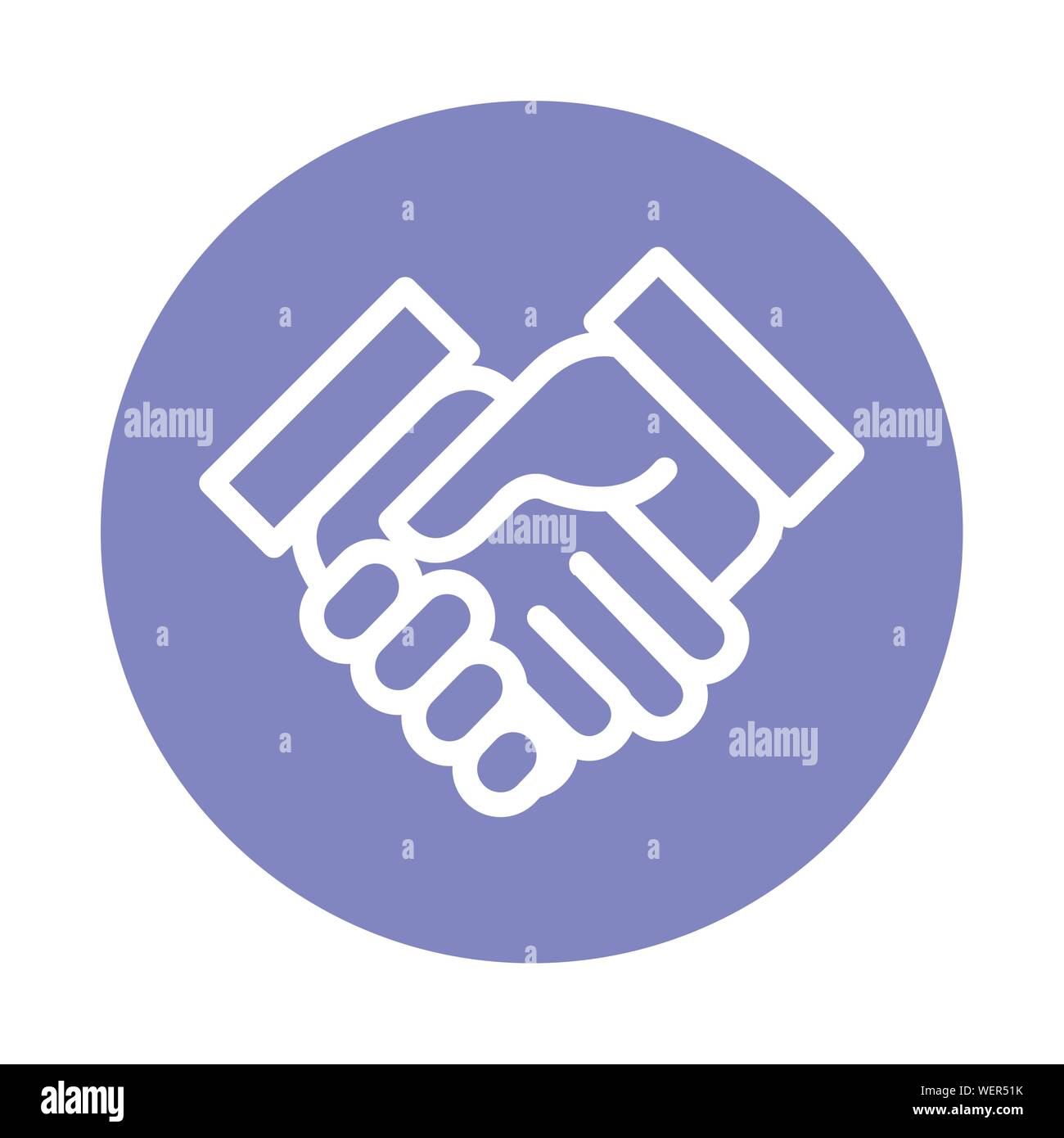 handshake done deal isolated icon Stock Vector Image & Art - Alamy