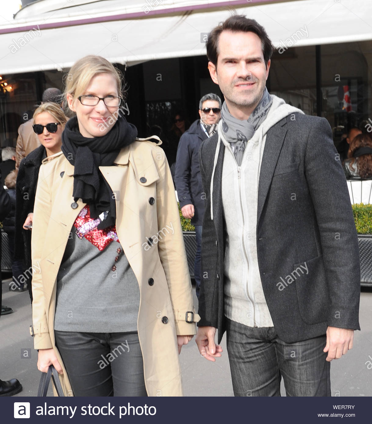 Jimmy Carr Girlfriend Karoline Copping Stock Photos & Jimmy Carr ...