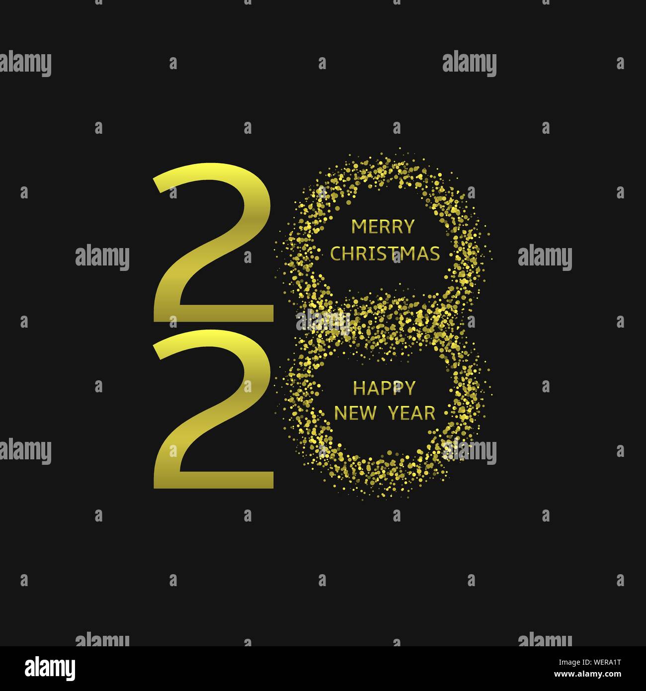 New year concept 2020 Stock Vector Images - Alamy