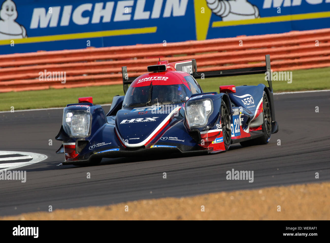 The #22 United Autosports Oreca 07-Gibson of Phil Hanson and Filipe ...