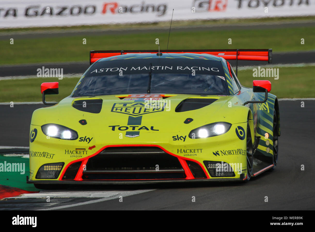 The #98 Aston Martin Racing Aston Martin Vantage GTE of Paul Dalla Lana ...