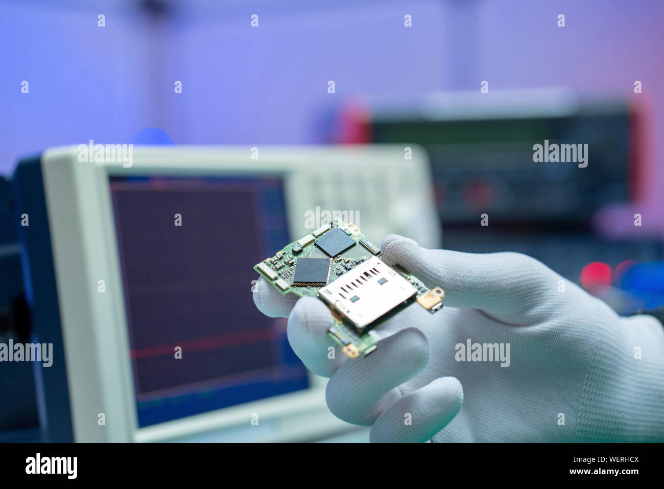 Component electronics pcb circuit hi-res stock photography and images ...