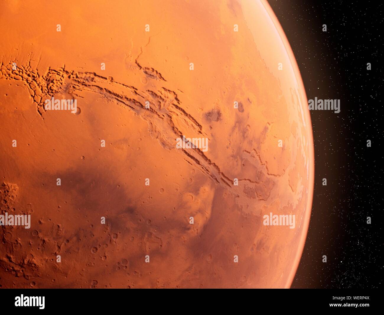 Valles marineris hi-res stock photography and images - Alamy